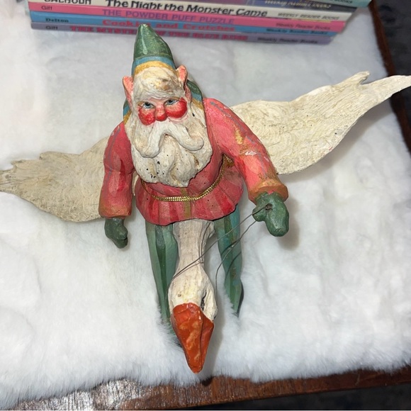 Holiday | Vintage Santa Claus Holiday Ornament Red And Green | Poshmark